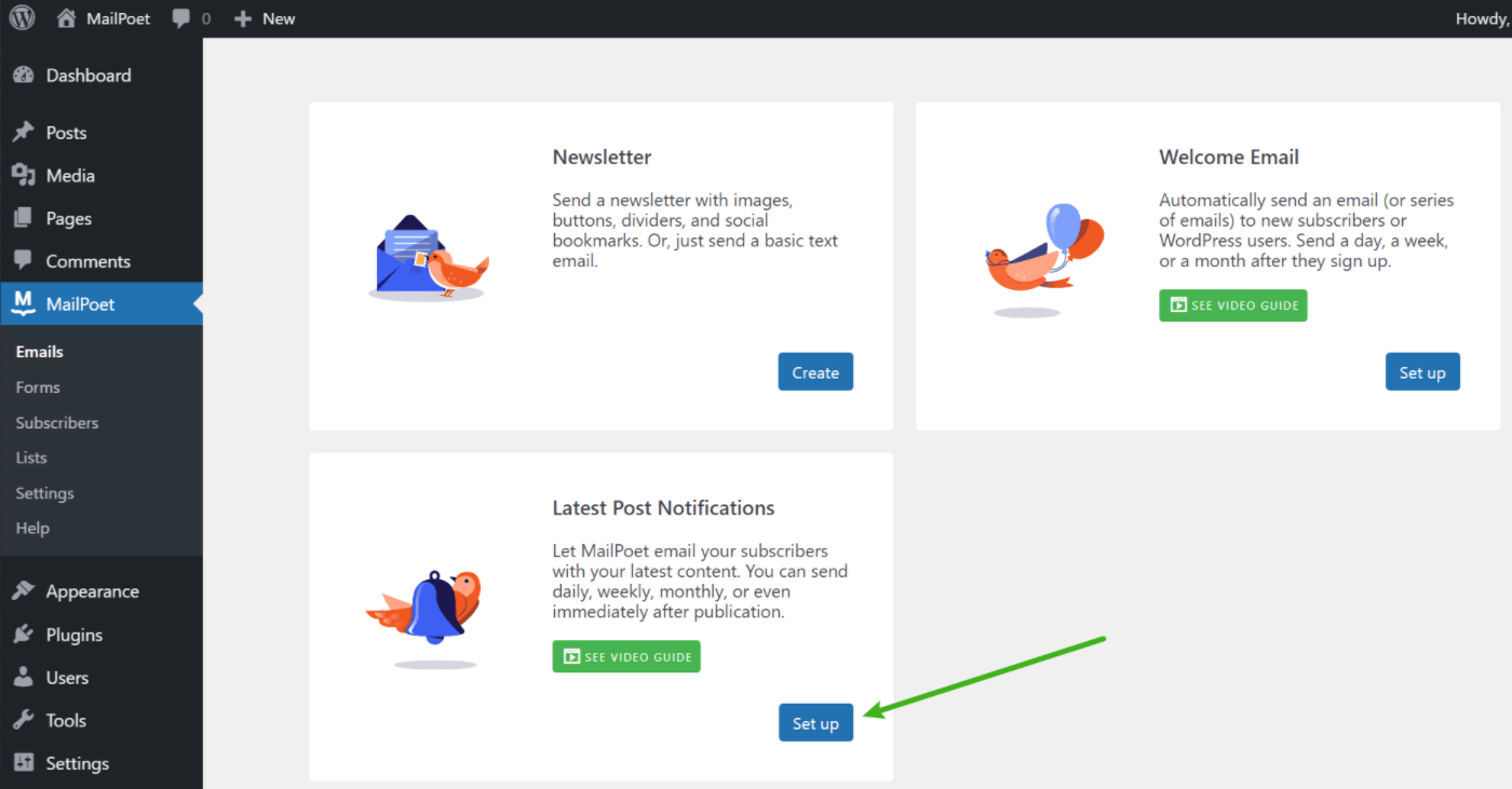 How to Send Automatic WordPress Post Notification Emails With MailPoet - MailPoet